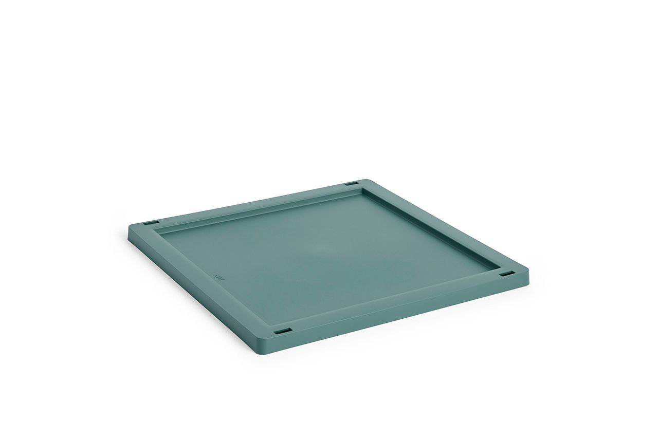 HAY COLOUR CRATE SQUARE M / CUBE storage box lid | charcoal | AE759 ...